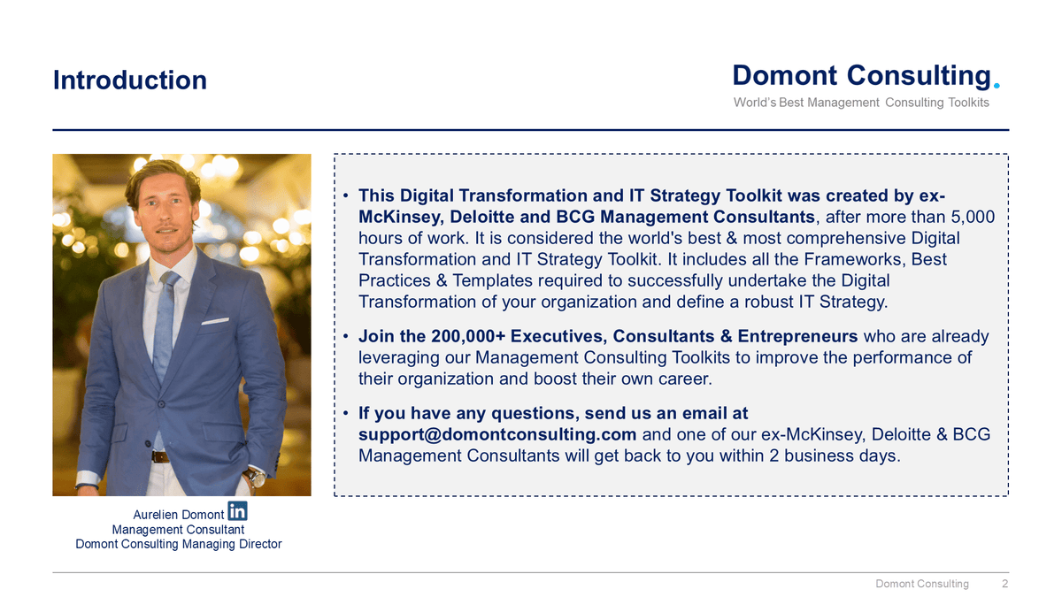 Digital Transformation Strategy Toolkit | By ex-McKinsey