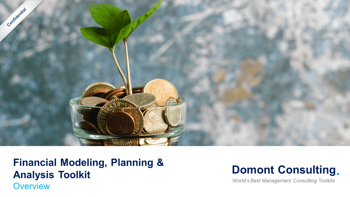 Financial Modeling, Planning & Analysis Toolkit & Templates