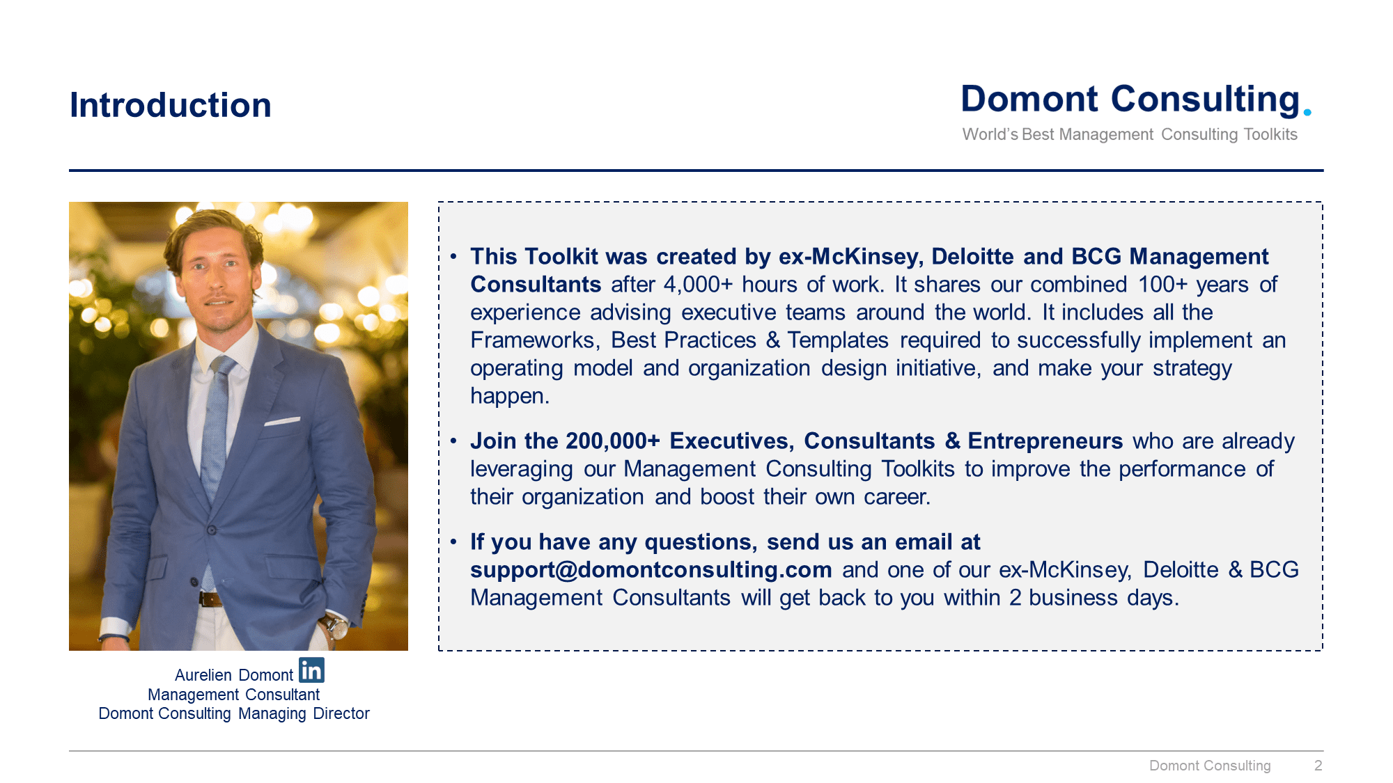 Operating Model & Organization Design Toolkit | By ex-McKinsey