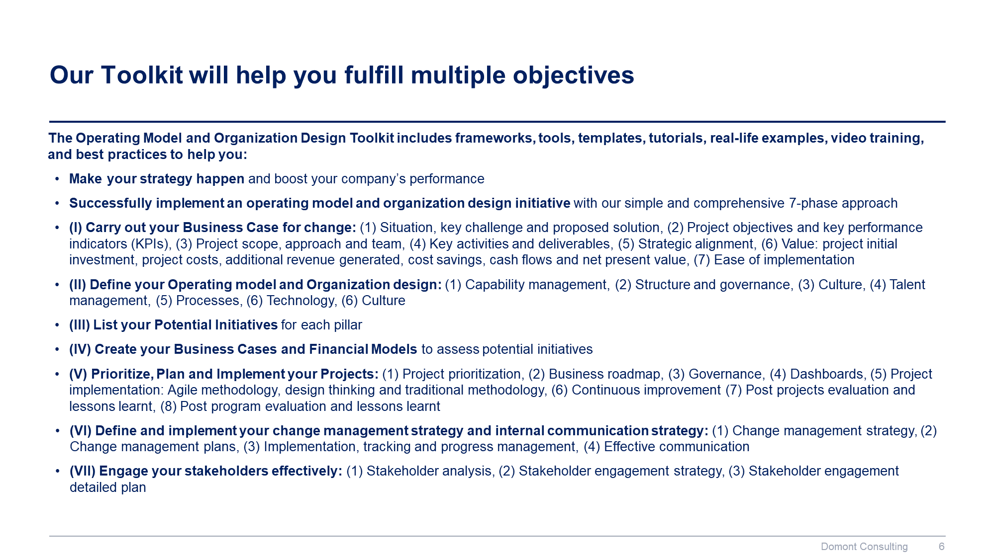 Operating Model & Organization Design Toolkit | By ex-McKinsey