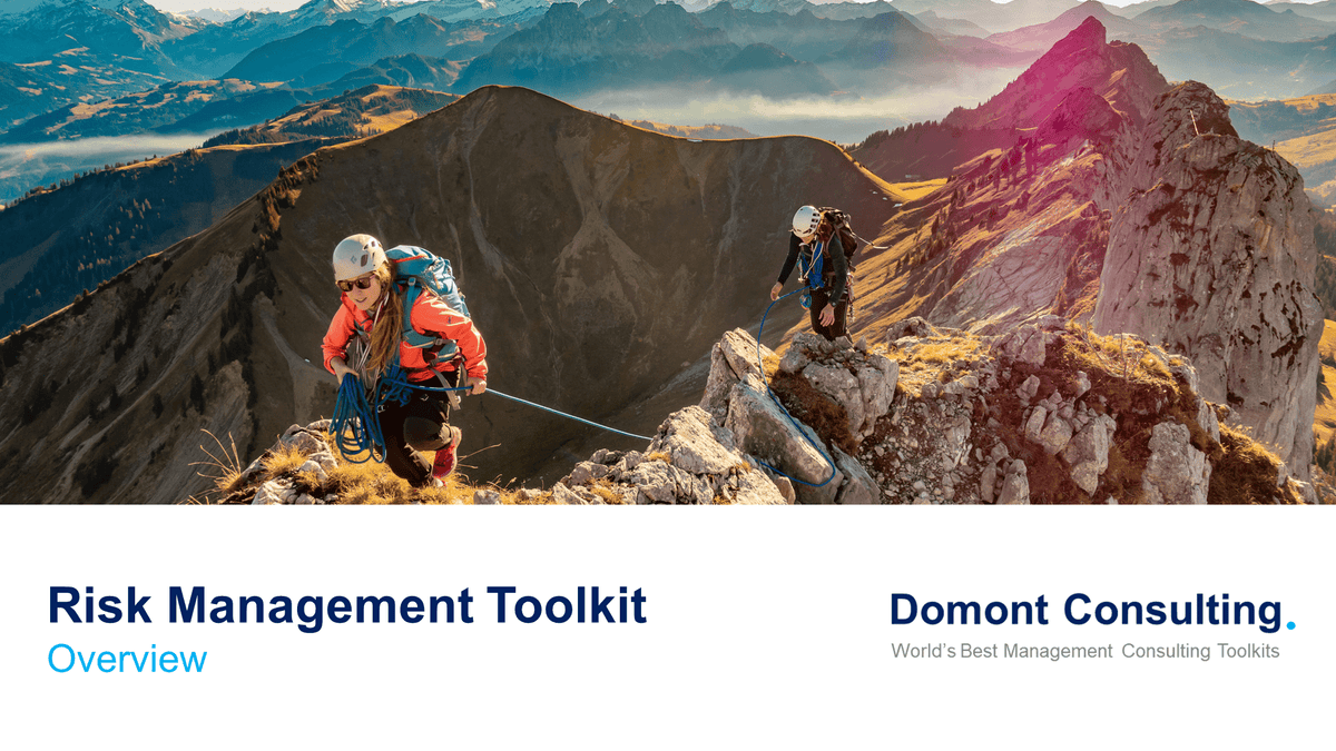 Risk Management Toolkit & Framework | By ex-McKinsey